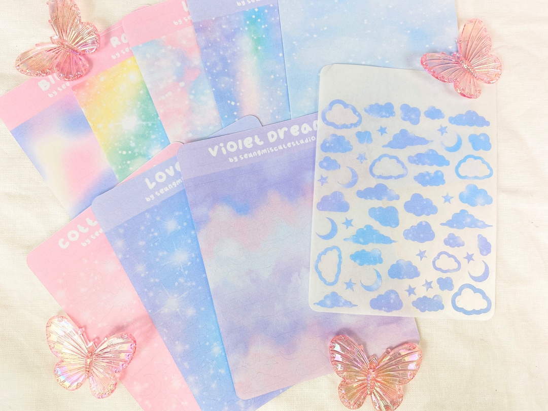 Clouds Stickers / Seungmiscutestudio Stickers Aufkleber Journal Deco ...
