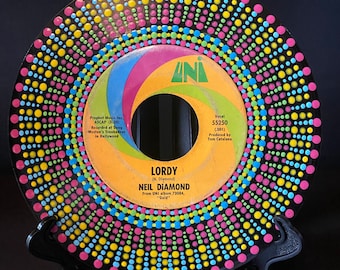 Painted Record - Etsy