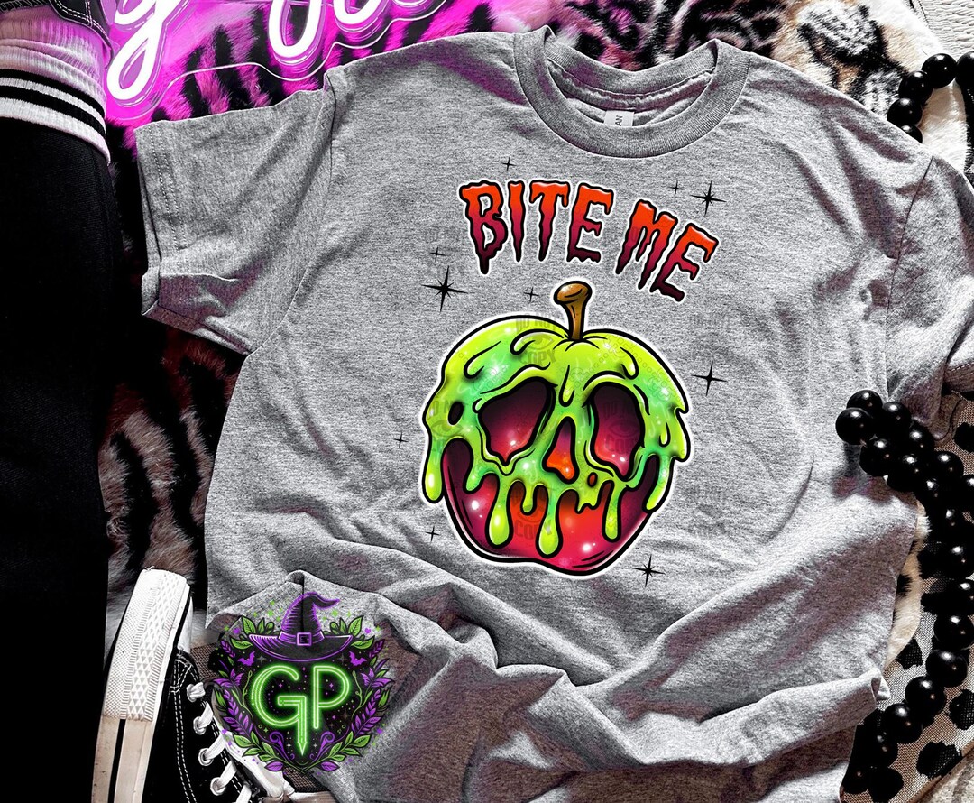 DTF Bite Me Image Transfers, High Quality Material, Handmade Designs ...