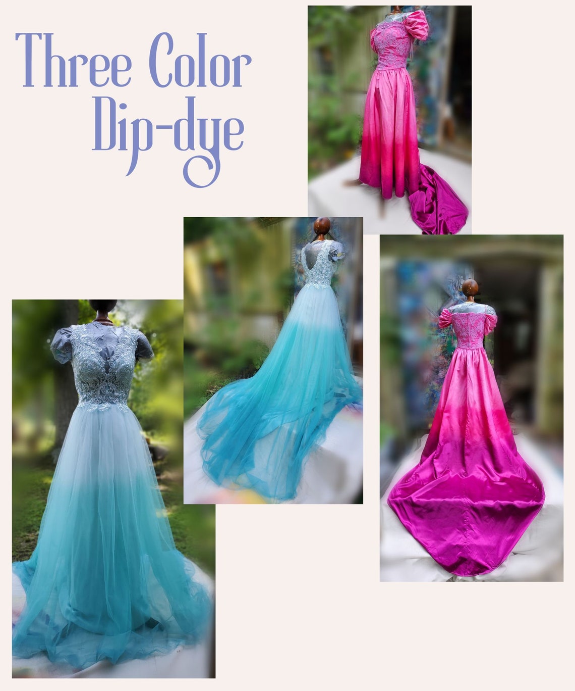 Custom Garment Dye Custom Wedding Dress Dye Dip Dye Ombre Dye Custom ...