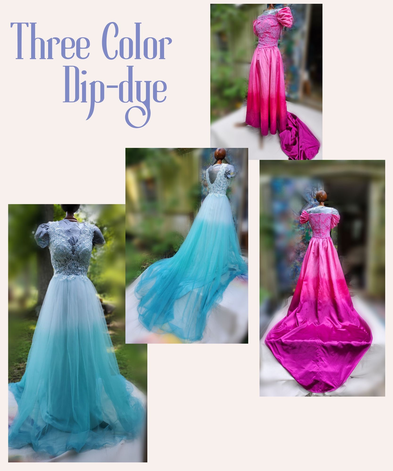Custom Garment Dye Custom Wedding Dress Dye Dip Dye Ombre Dye Custom ...