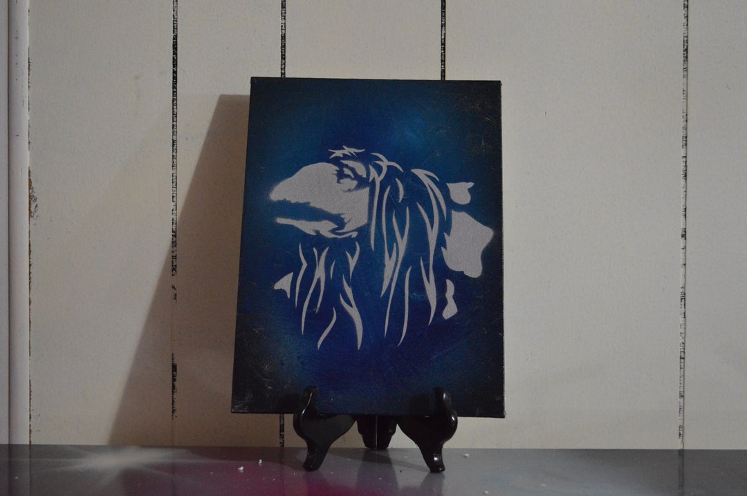 Art A Mystic Fan Art Spray Paint Art Medium Canvas Board 9x12 - Etsy