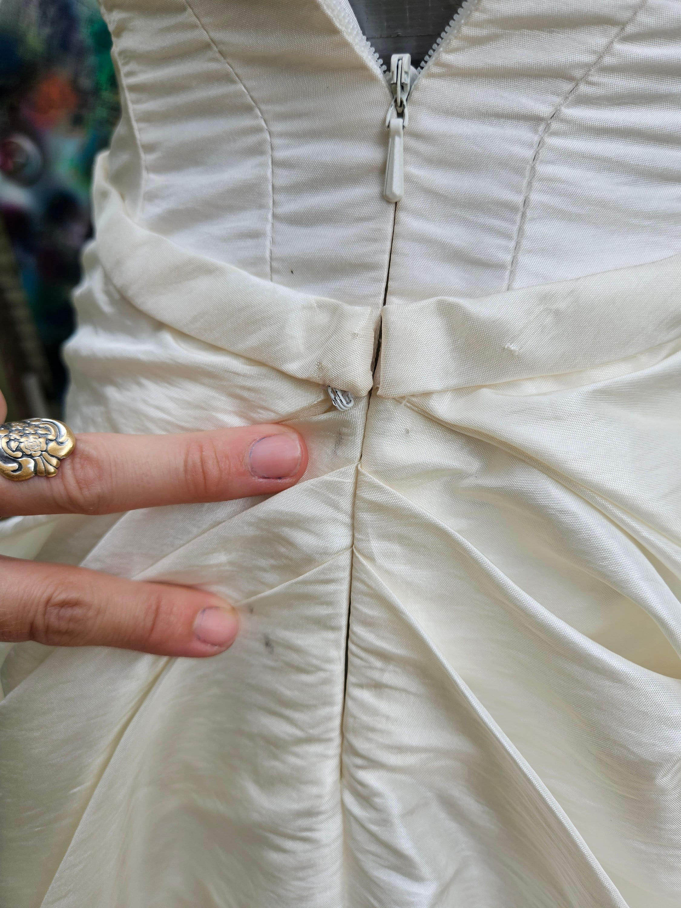 Altered Wedding Dress Pink Ombre Upcycled Dip Dyed Dyed Gown - Etsy