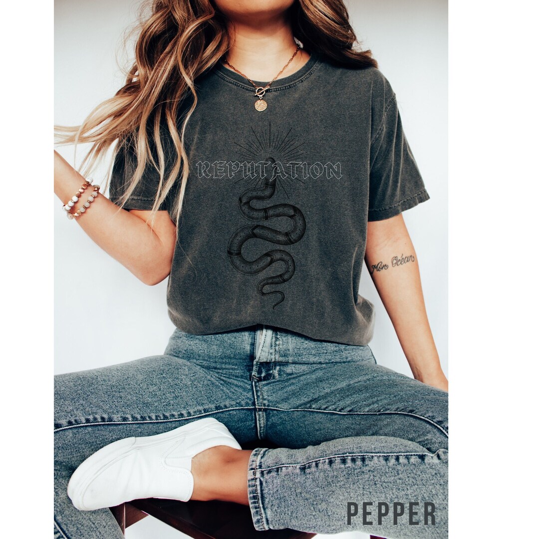 Reputation Snake Comfort Colors Tee - Etsy