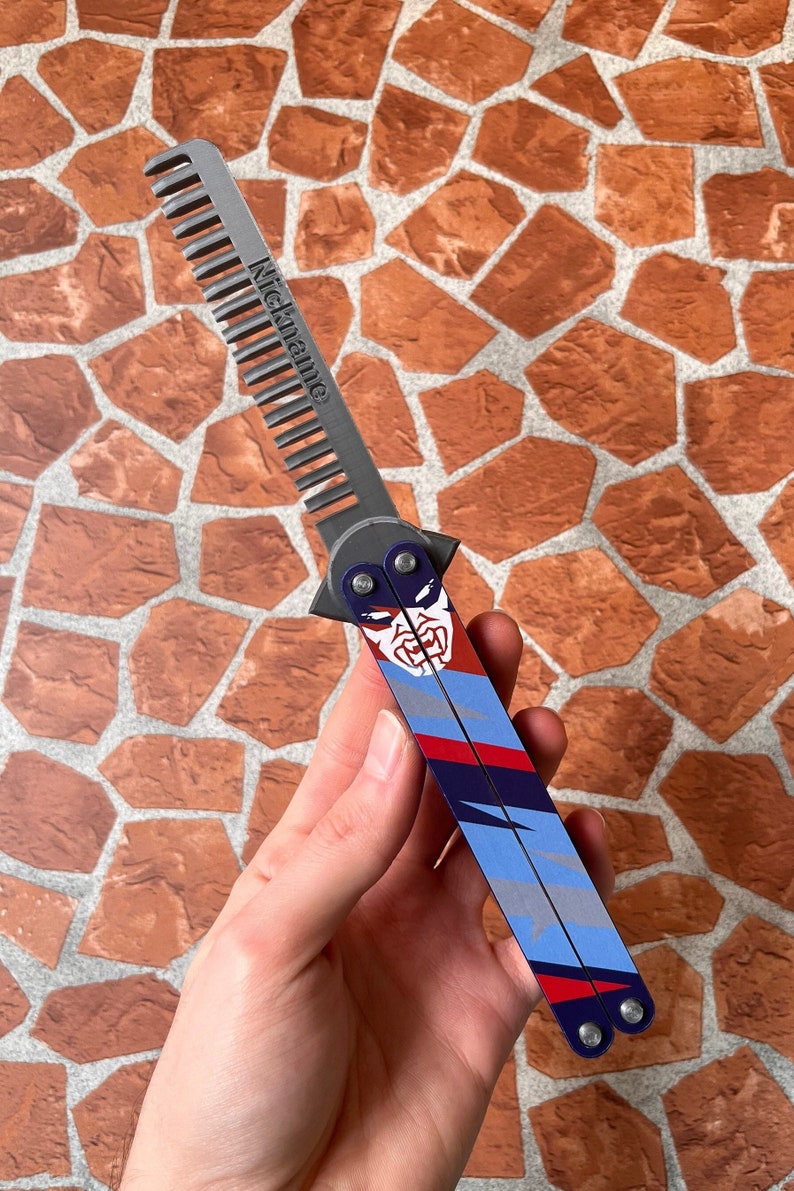 Valorant Yoru Butterfly Comb: Foldable Cosplay Knife, Gift for Gamer - Etsy