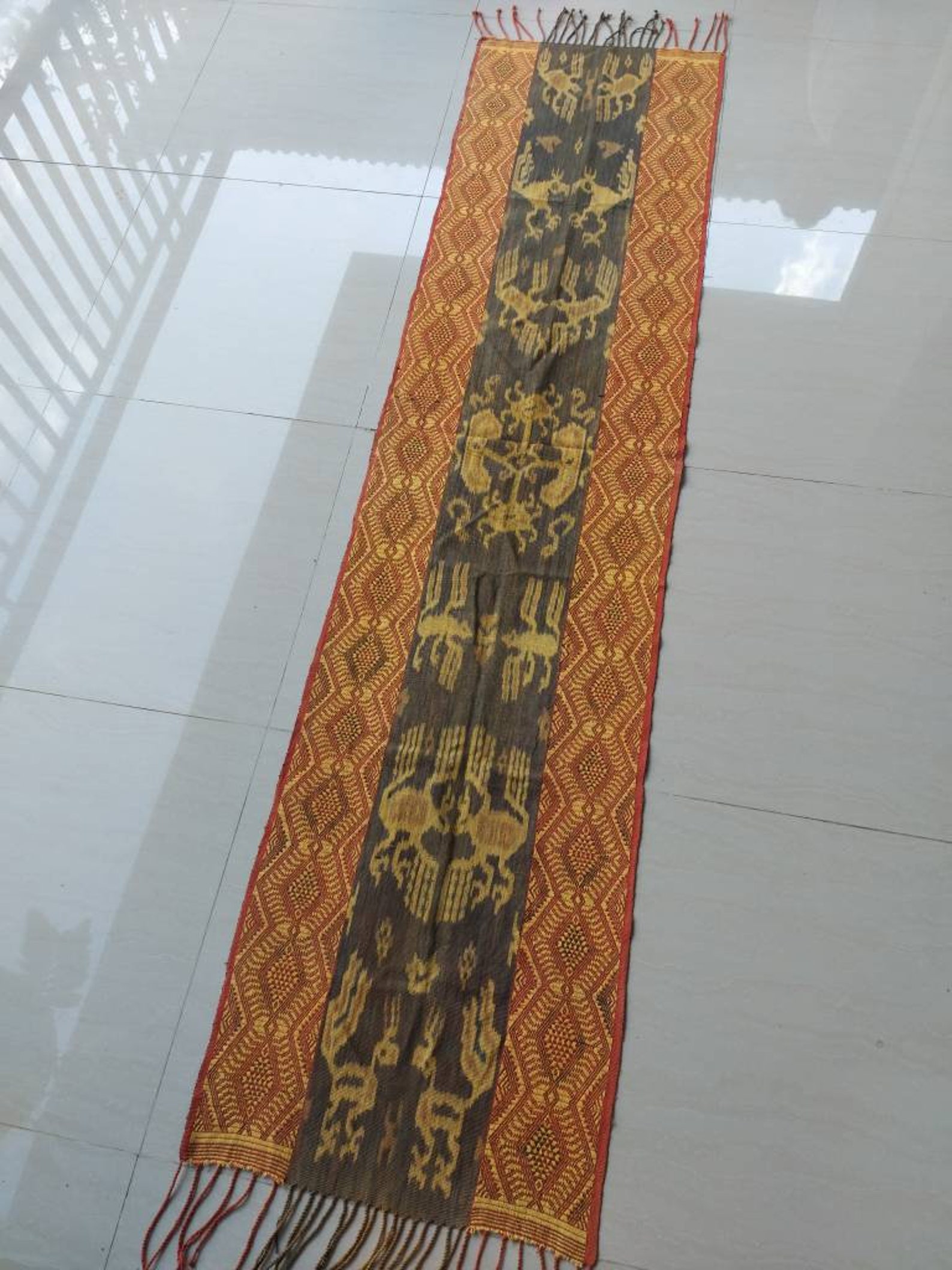 Tenun Ikat Sumba Indonesian, Table Runner, Wall Hanging, Home Decor ...
