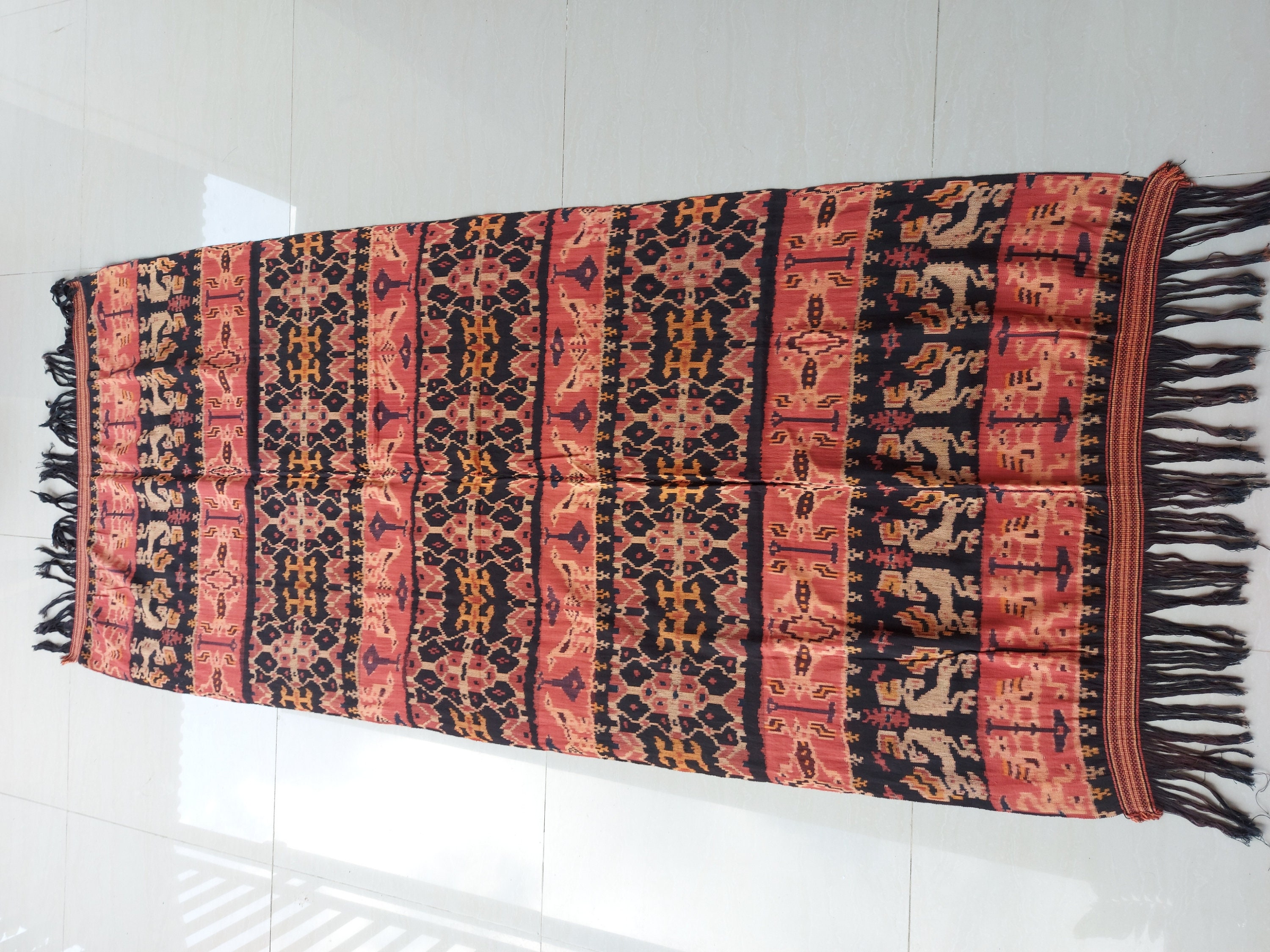 Tenun Ikat Sumba Indonesian, Table Runner, Wall Hanging, Home Decor ...