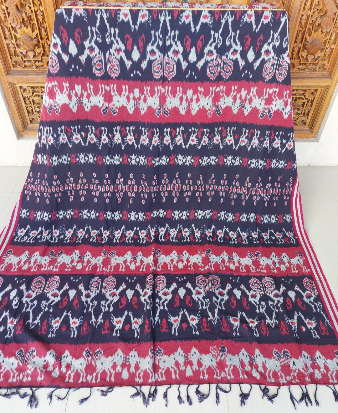 Tenun Ikat Sumba Indonesian, Table Runner, Wall Hanging, Home Decor ...