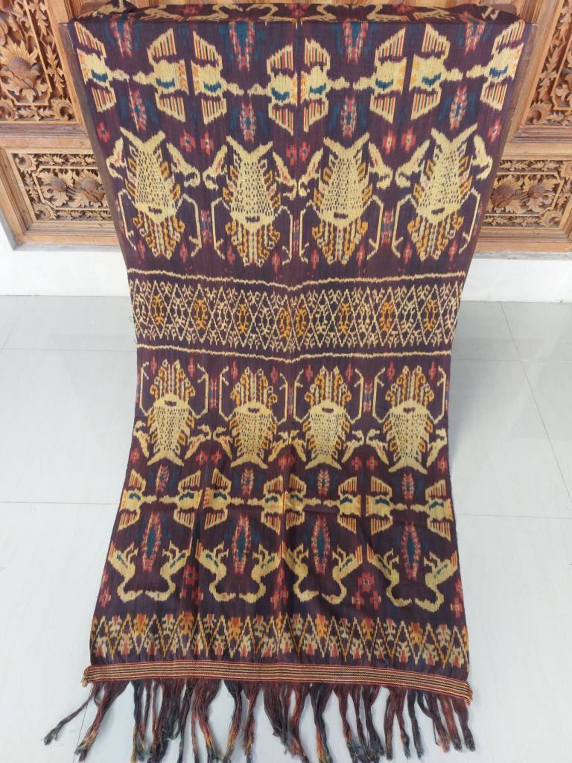 Tenun Ikat Sumba Indonesian, Table Runner, Wall Hanging, Home Decor ...