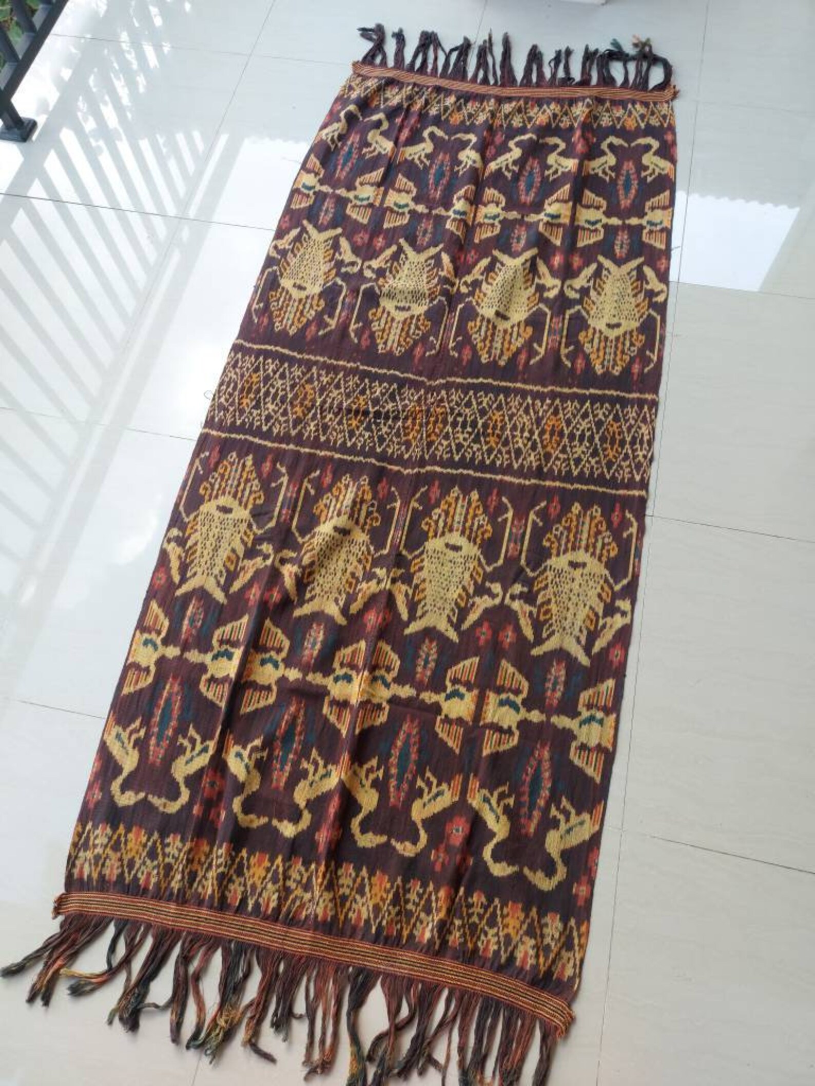 Tenun Ikat Sumba Indonesian, Table Runner, Wall Hanging, Home Decor ...
