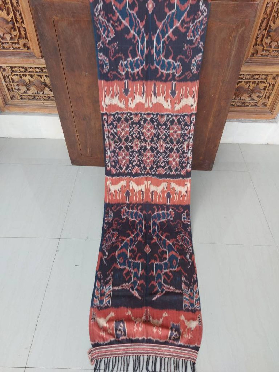 Tenun Ikat Sumba Indonesian, Table Runner, Wall Hanging, Home Decor ...