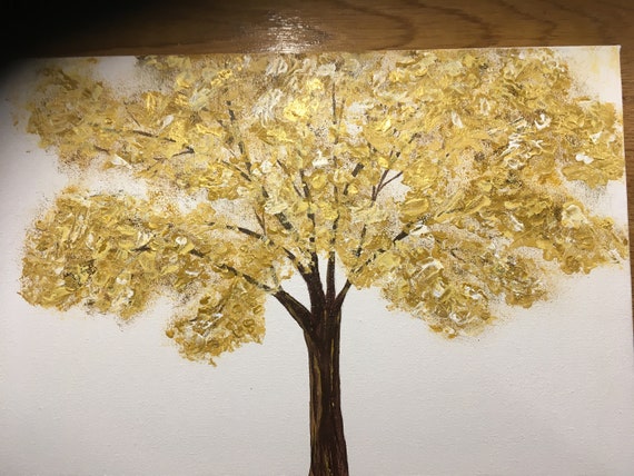 Golden Brown Tree - Etsy