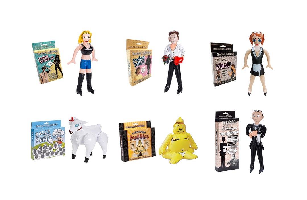 Inflatable Gift for Him & for Her inflatable Perfect Man, Perfect Woman ...
