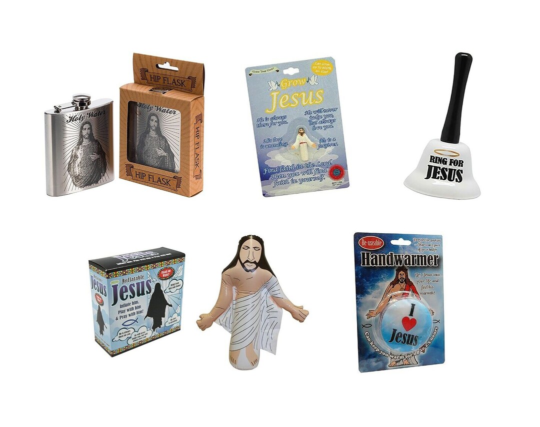 Jesus Gifts holy Water Flask, Inflatable Jesus, Grow Your Own Jesus ...