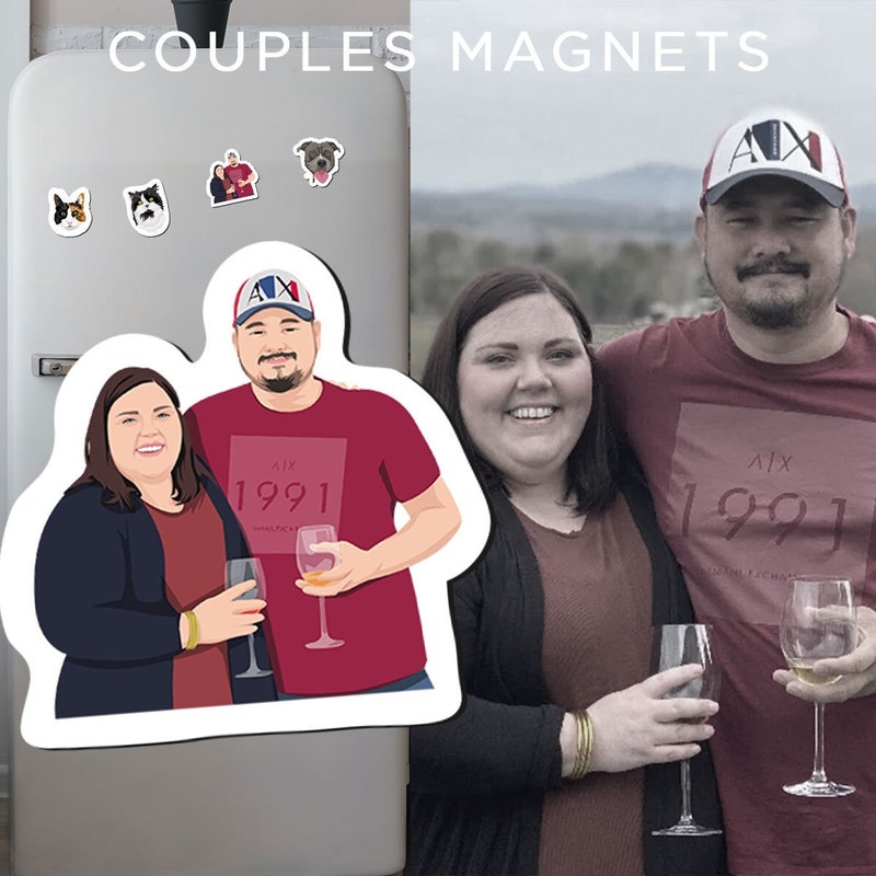 Couple Magnets - Etsy