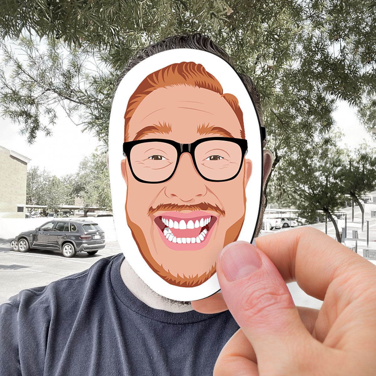 Custom Face Magnets Hand Drawn Personalized Magnets - Etsy