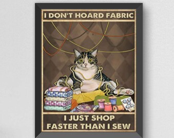 I Dont Hoard Fabric - Etsy