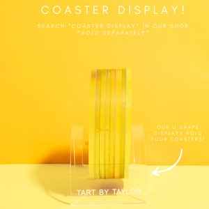 Designer Big Cats Acrylic Drink Coasters - Coffee Table, Bar Cart, Desk ...