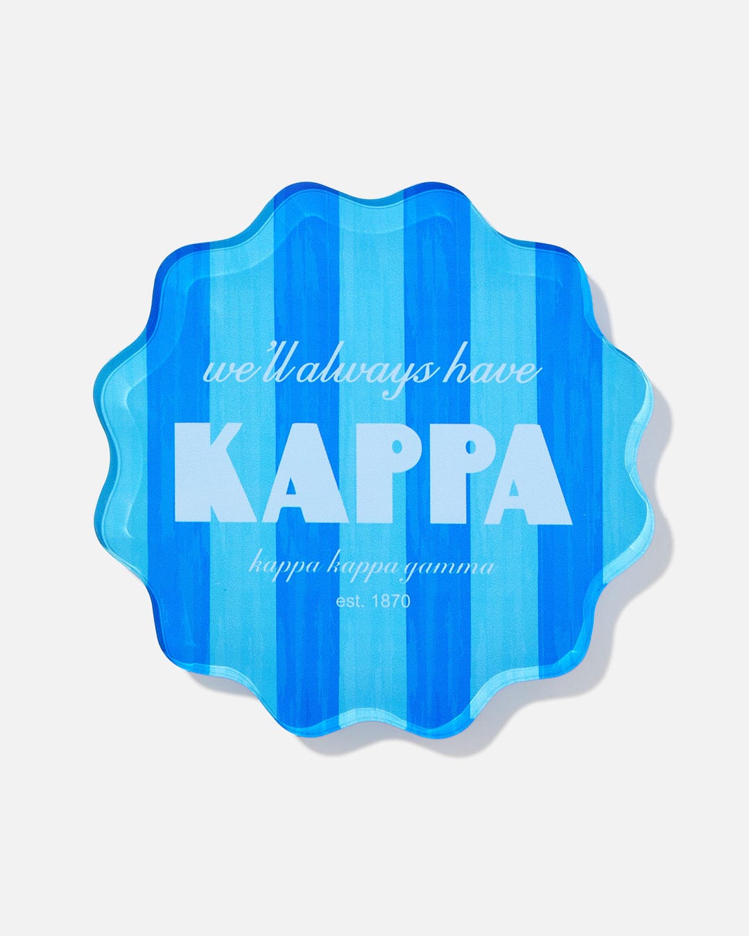 Kappa Kappa Gamma Acrylic Drink Coasters | Perfect for Bid Day Baskets ...