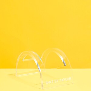 U-shape Acrylic Coaster Holder Display (holds 4 Coasters) | Coffee ...