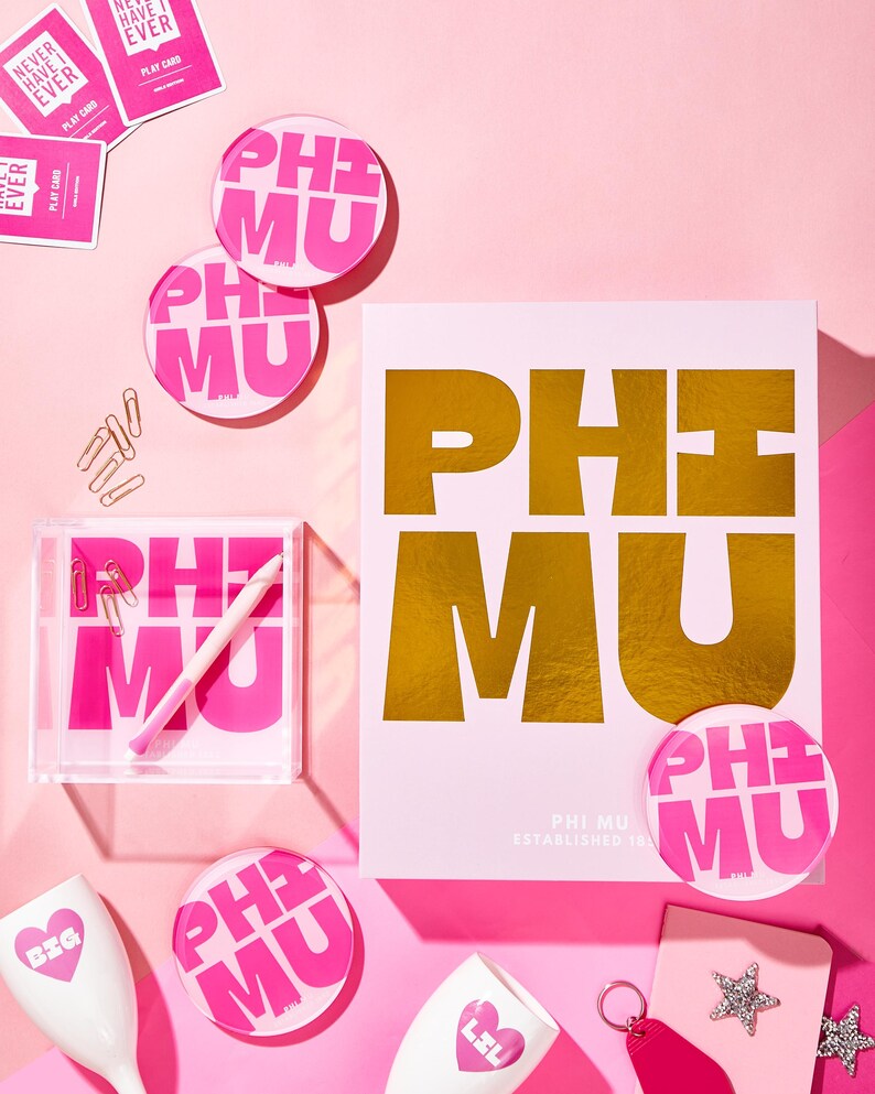 Phi MU Keepsake Box Decorative Faux Storage Book Perfect for ...