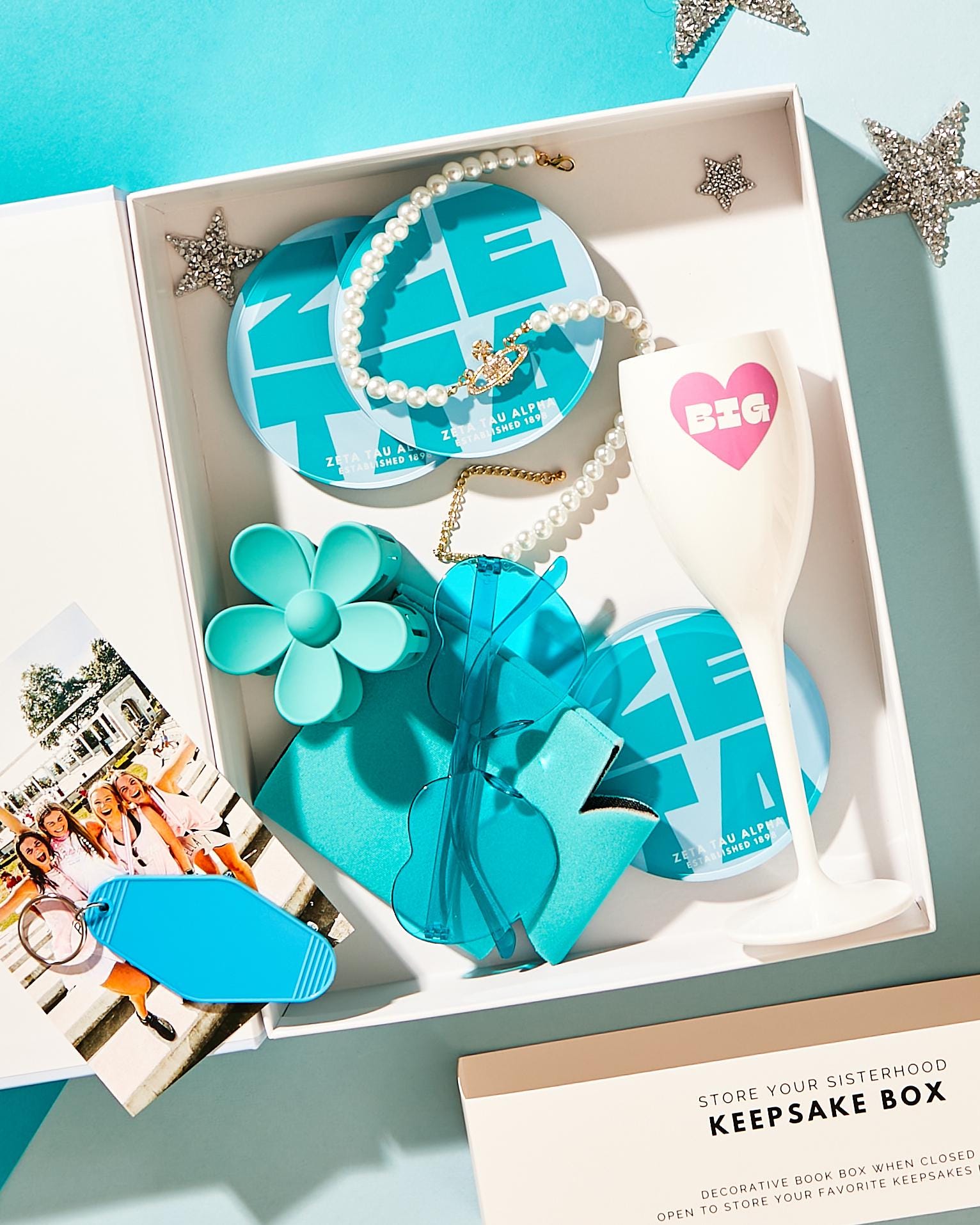 Zeta Tau Alpha Keepsake Box Decorative Faux Storage Book Perfect for ...