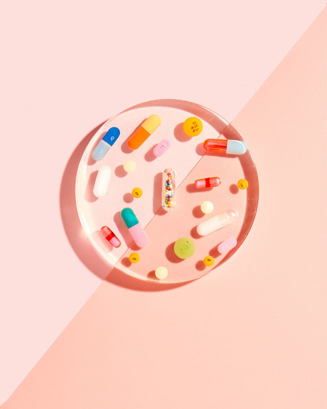 Colorful Pill Resin Drink Coasters | Made With REAL Pill Capsules ...