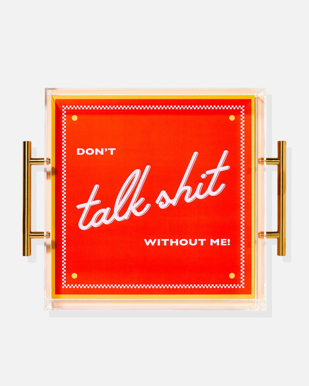 Snarky Red Large Tray | Perfect for Keys, Catch-all, Desk, Gifts, Bar ...