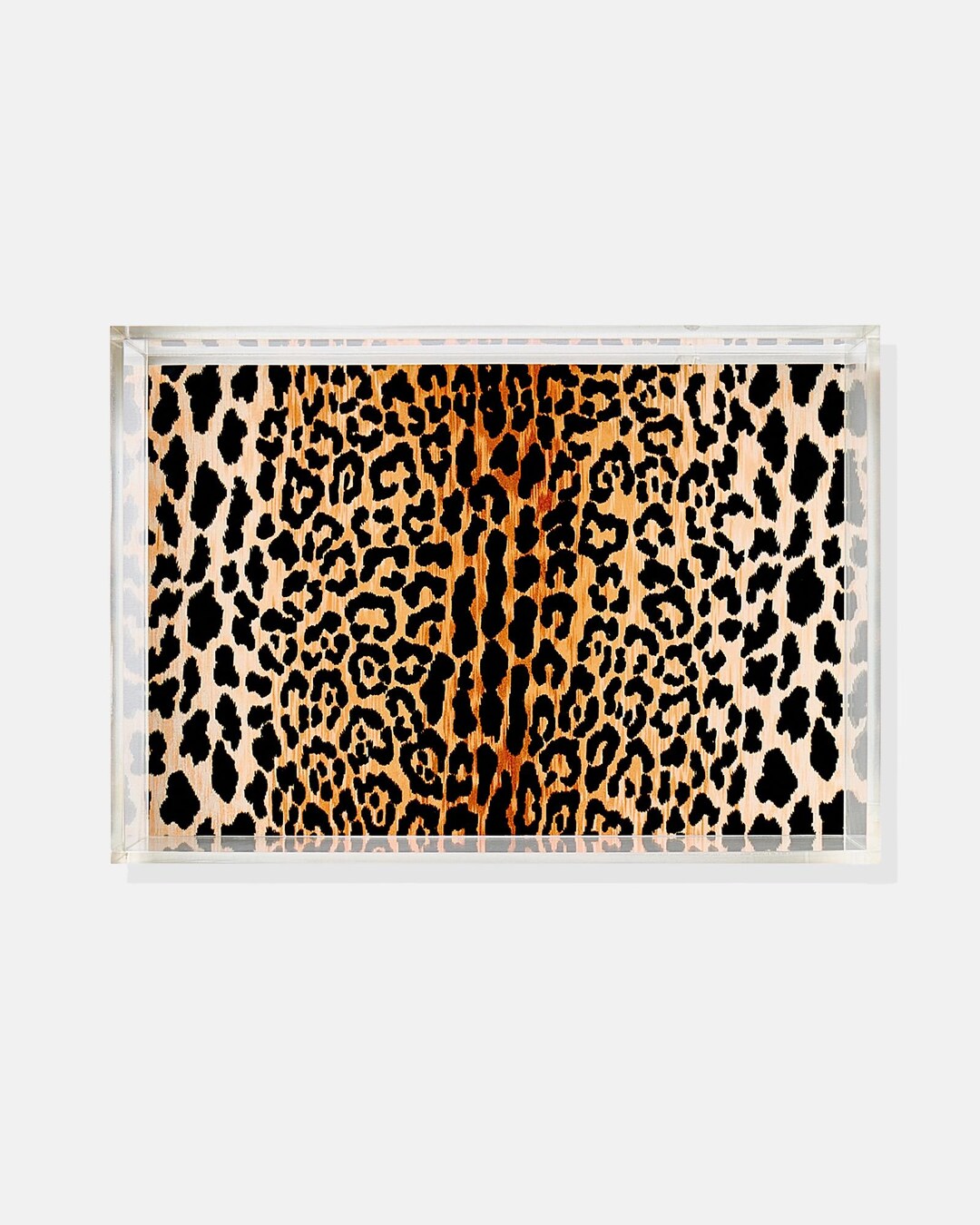 Small Acrylic Tray | Leopard/animal Print Pattern - Perfect for Keys ...