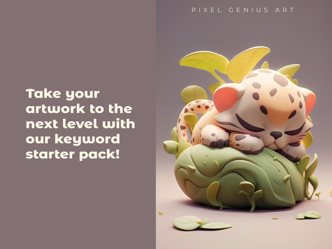 Ultimate Cute 3D Sleeping Animal Blind Box Toy Midjourney Prompts for ...