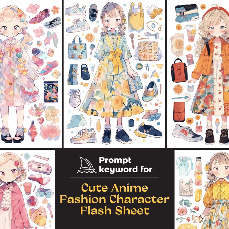 Cute Anime Stickers - Etsy