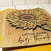 Handmade Layered Sunflower Card With Matching Envelope and Liner - Etsy
