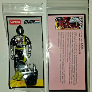 Custom Funskool B.A.T. W/ Filecard by Black Major - GI Joe BAT - Etsy