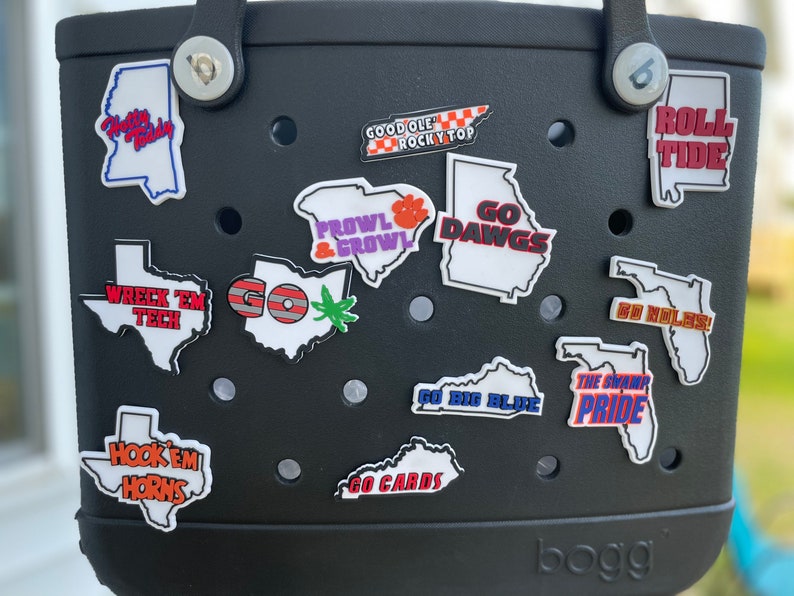 Texas Tech Wreck Em Tech College Bogg Bit Bag Charms for Bogg Bag and ...