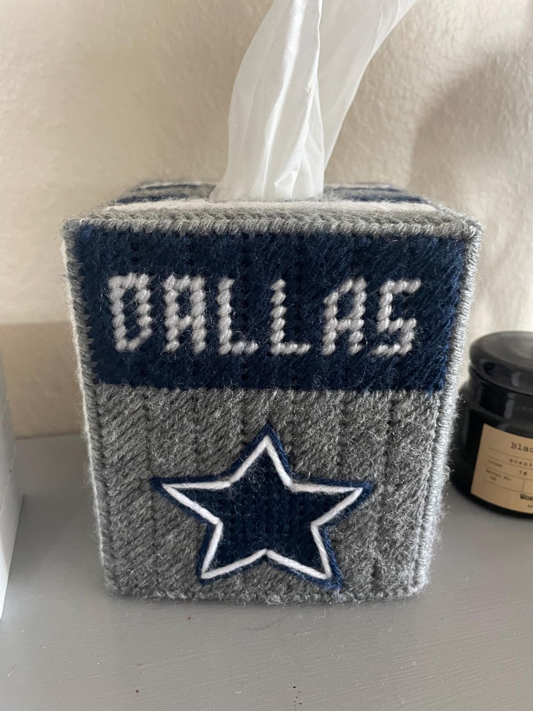 Sports Team Plastic Canvas Tissue Box Cover - Made to Order - Etsy