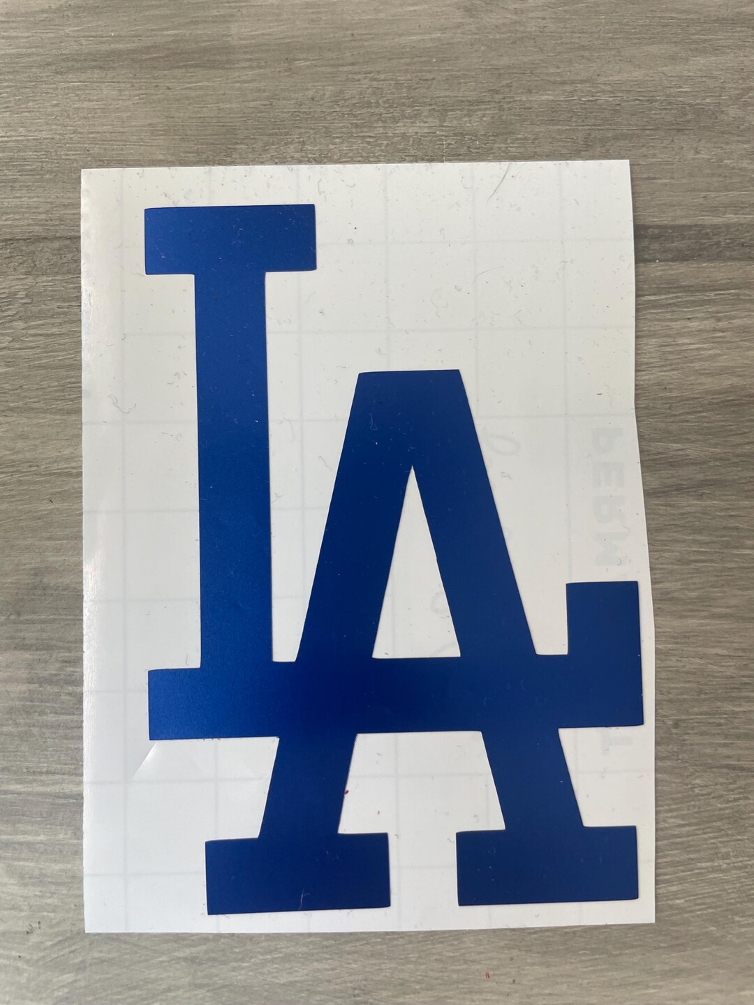 LA Dodgers Vinyl Decal - Etsy