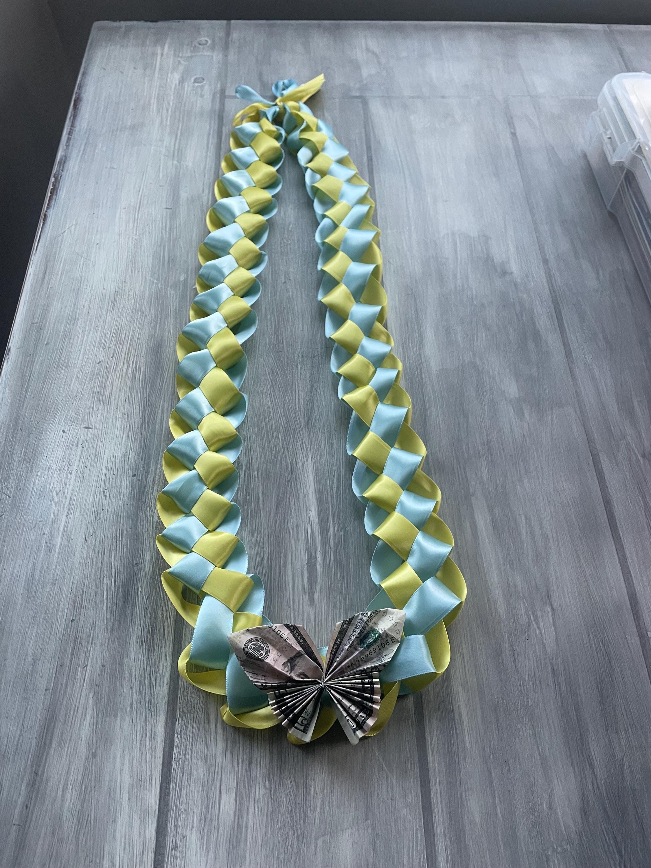 Graduation Ribbon Lei With Money Added - Etsy