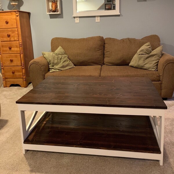 Farmhouse Coffee Table - Etsy