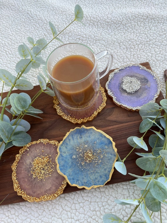 Geode Coasters - Etsy