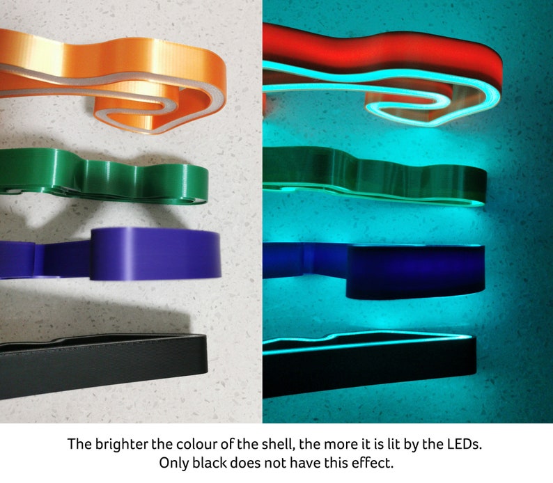 Abu Dhabi Animated LED RGB Neon Race Track Circuit Desk Wall | Etsy