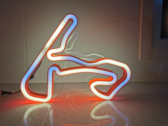 Netherlands Zandvoort Animated LED RGB Neon Race Track Circuit | Etsy