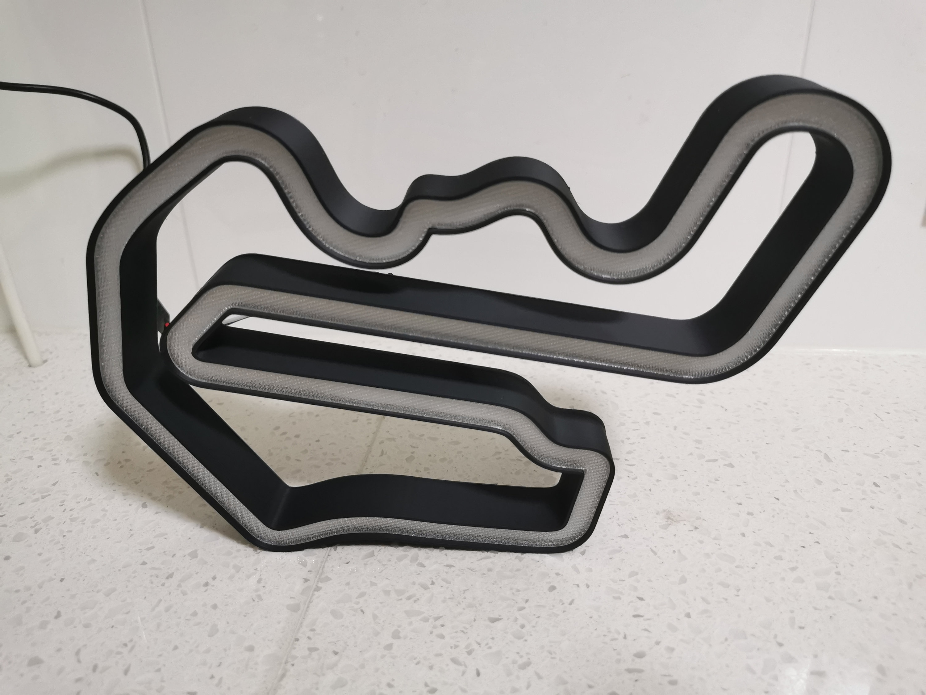 Thunderhill Raceway Park LED RGB Neon Race Track Circuit Desk Wall Art ...