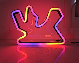 Nordschleife Animated LED RGB Neon Race Track Circuit Desk Wall Art ...