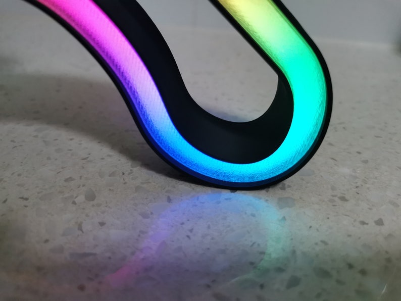 Road America Animated LED RGB Neon Race Track Circuit Desk Wall Art ...