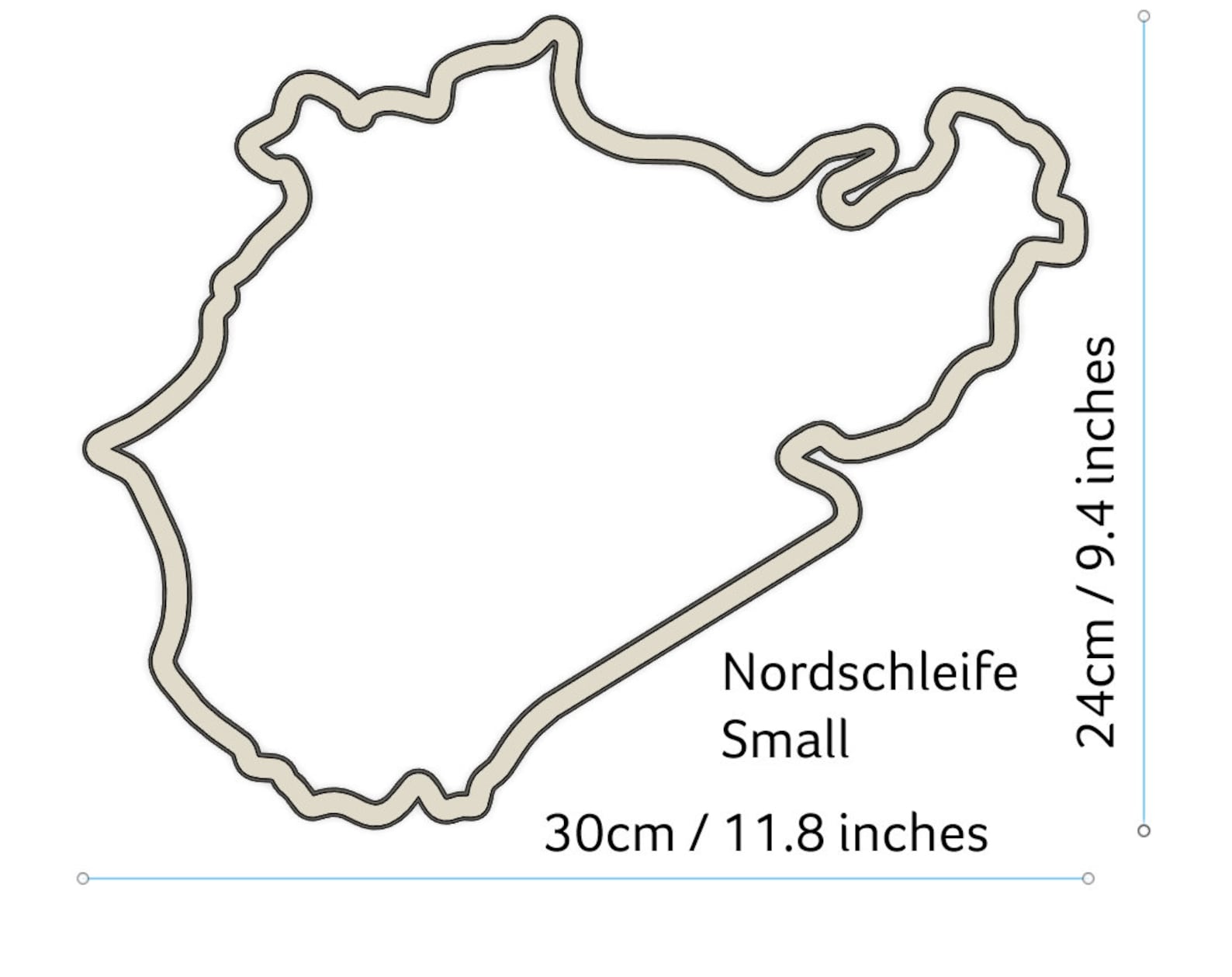 Nordschleife Animated LED RGB Neon Race Track Circuit Desk Wall Art ...