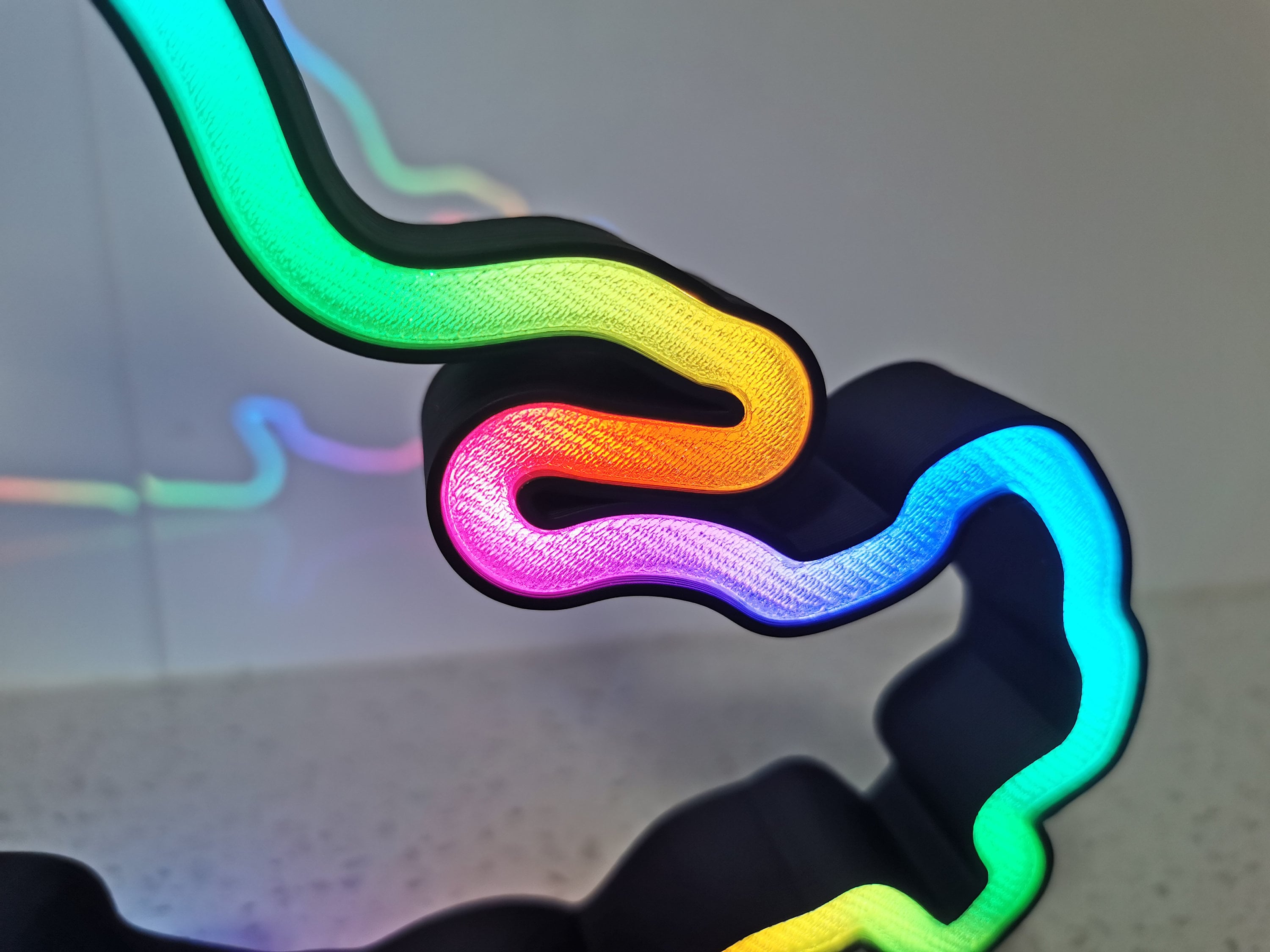 Nordschleife Animated LED RGB Neon Race Track Circuit Desk Wall Art ...