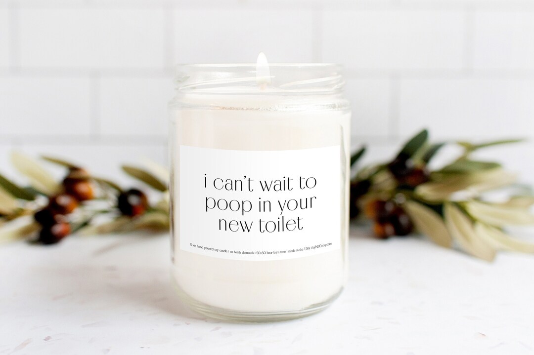 Poop in Your New House Candle Housewarming Gift Jar Candle - Etsy