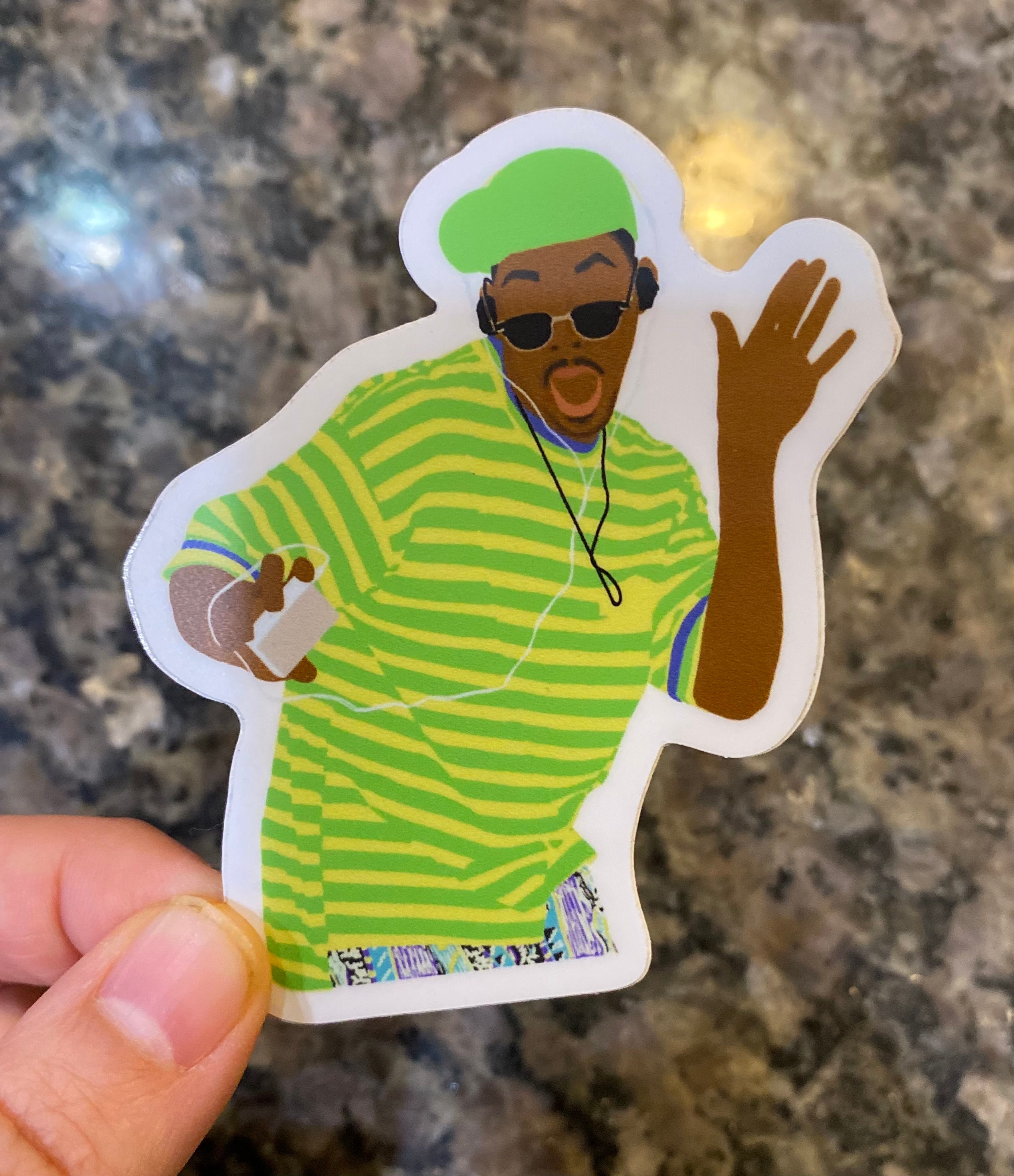 Fresh Prince, 90s Baby, 90s Sitcom Sticker, Belair, Will Smith - Etsy