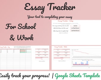 Essay Tracker | Etsy