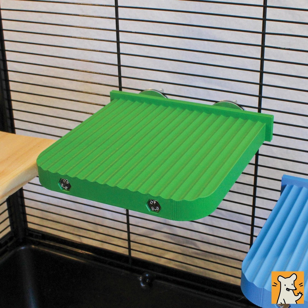 3D Printed Large Cage Platform: Rat & Chinchilla Accessories (14x14cm ...